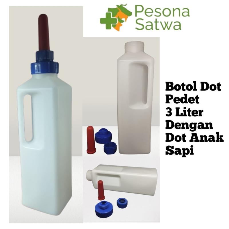 Botol Dot Pedet 3 Liter dengan Dot Anak Sapi - Shop | Tokopedia