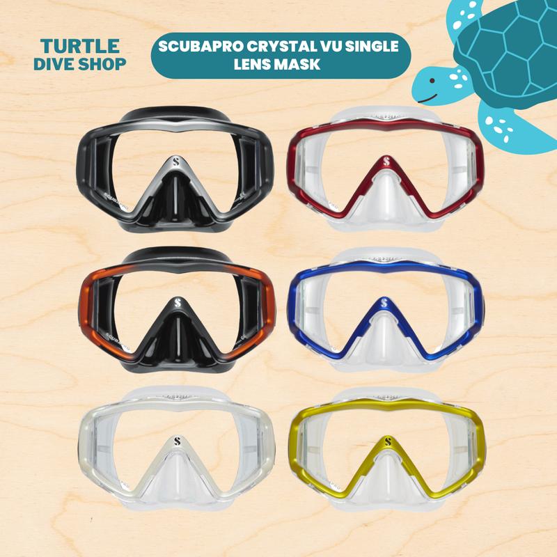 Scubapro Crystal Vu Single Lens Mask Scuba Diving - Masker Selam - Shop ...