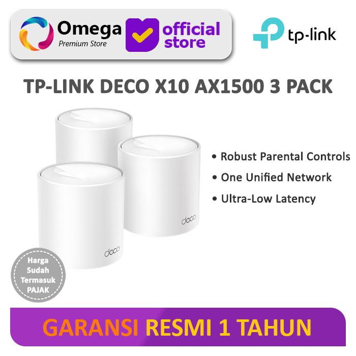 Jual TP-Link Deco X10 AX1500 (3 Pack) Whole Home Mesh Wi-Fi 6 System ...