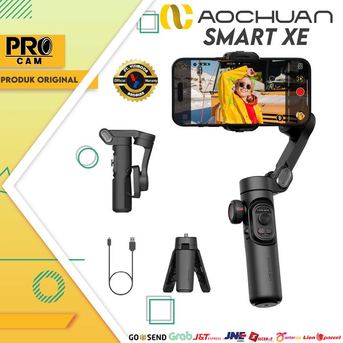 Jual AOCHUAN Smart XE 3-Axis Foldable Gimbal Stabilizer for Smartphones ...