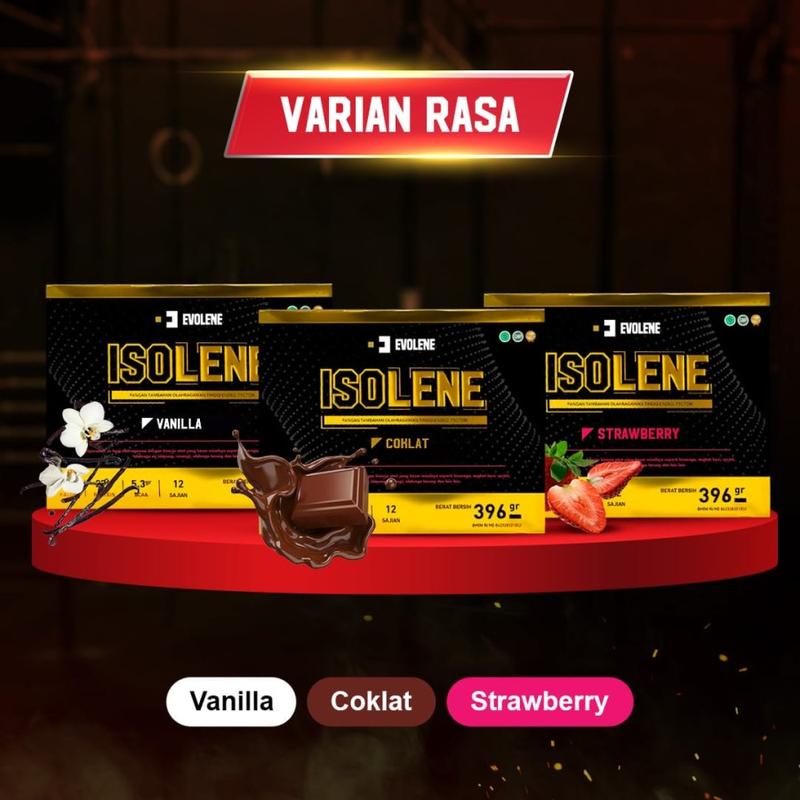 Isolene 12 Sachet 396gr Whey Protein Isolate Evolene Officia - Shop ...