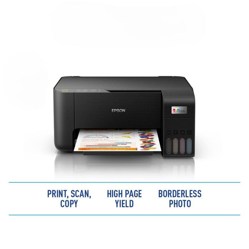 Printer Epson EcoTank L3210 A4 All In One Print Scan Copy Ink Tank ...