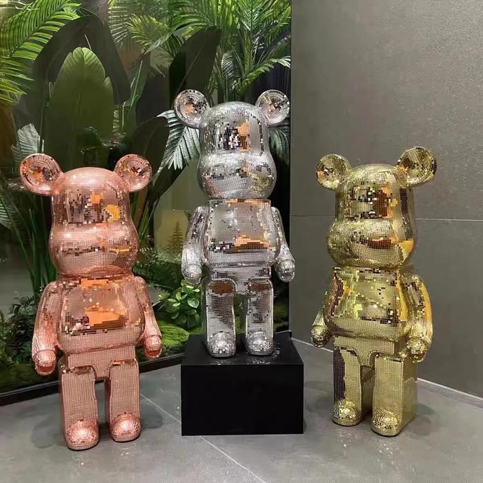 Jual Pajangan Patung Dekorasi Kamar / Bearbrick Mozaic Figure EB Home ...