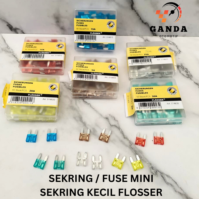 Jual FUSE DX MINI FLOSSER GERMANY - SEKRING TUSUK / TANCAP KECIL - 25A ...