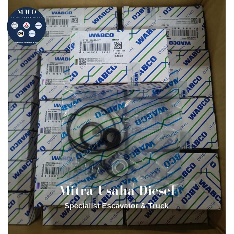 REPAIRKIT KIT RELAY VALVE KURA KURA HINO LOHAN 500 WABCO 9730110040 ...