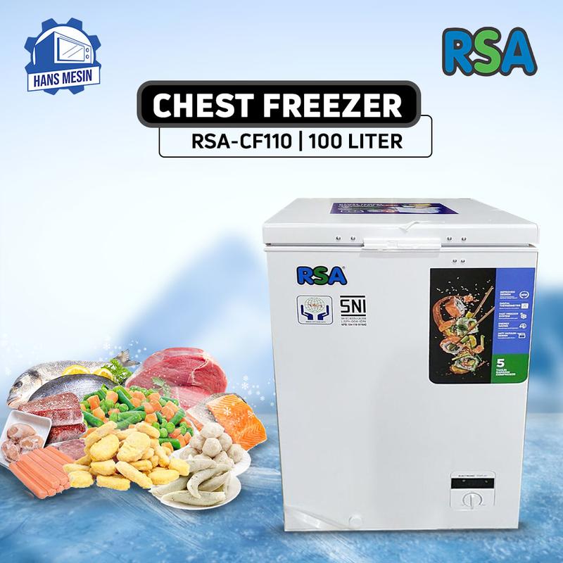 RSA CHEST FREEZER CF-110 / CF 110 / CF110 / 100 LITER - Shop | Tokopedia