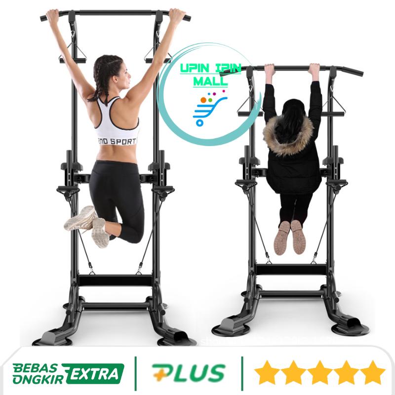 Alat Fitnes Multifungsi Station Pull Up Bar Body Building Rig Home Gym ...
