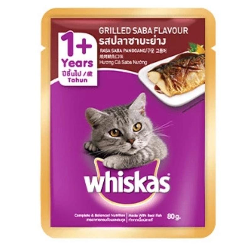 WHISKAS GRILLED SABA 85GR - Shop | Tokopedia