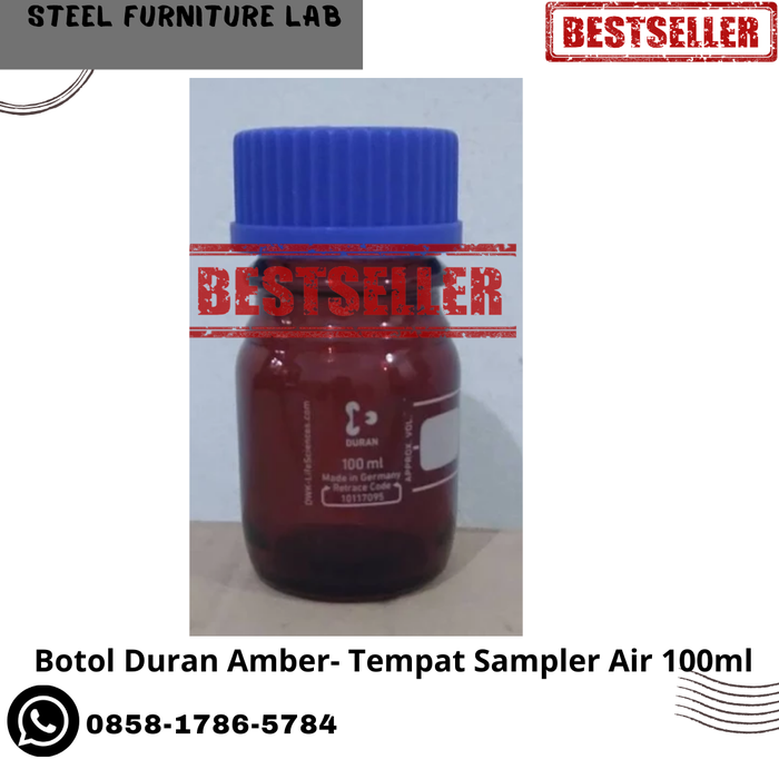 Jual Botol Duran Amber- Tempat Sampler Air 100ml - Kab. Bogor - Steel ...
