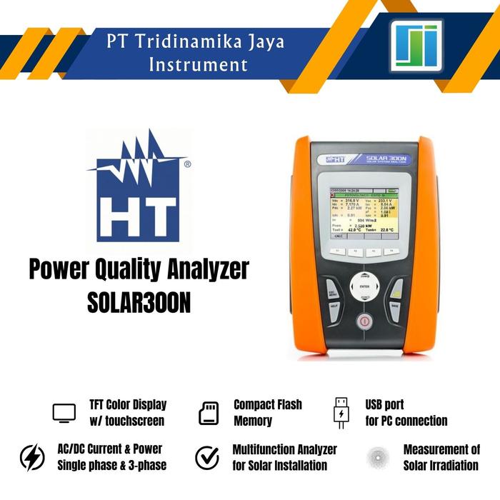 Jual Power Quality Analyzer Solar Panel HT Italia SOLAR300N - Kab ...