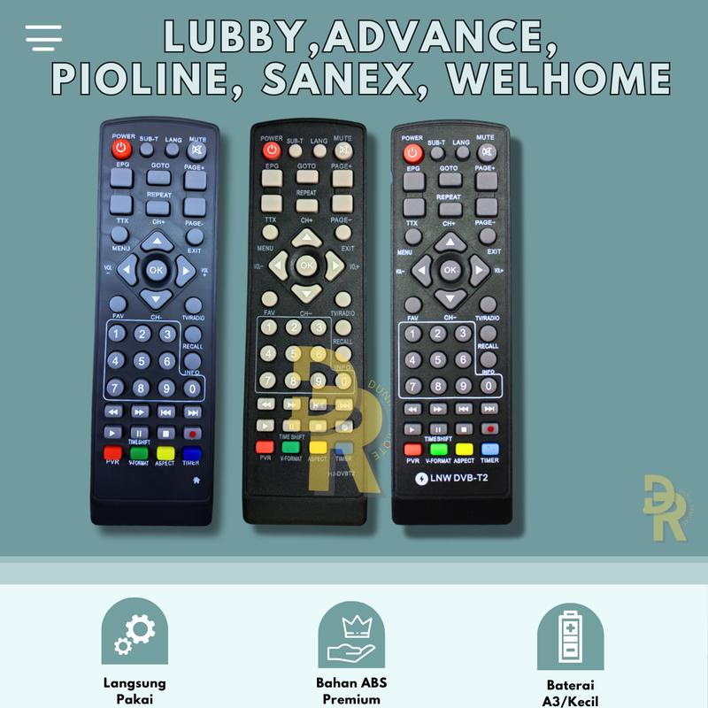 Remot Remote Stb Set Top Box Dvb-T2 Luby New Matrix Advance - Shop ...