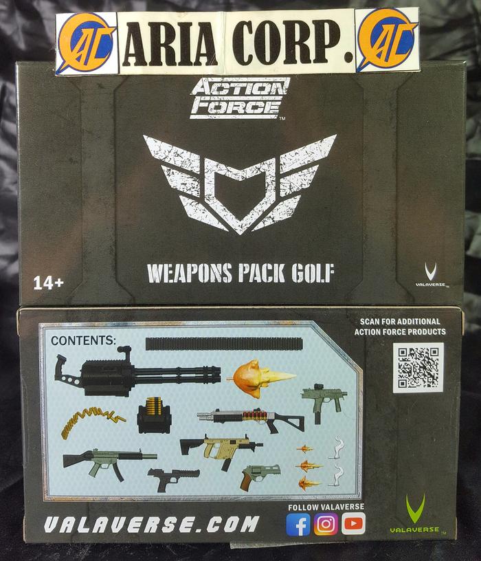 Jual 1/12 Valaverse Action Force Figure Weapons Pack Golf Kitbash ...