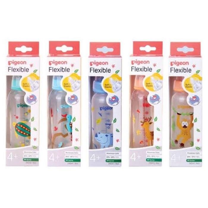 Jual Pigeon Botol PP Clear RP Slim Neck. Botol Susu Bayi dengan desain ...
