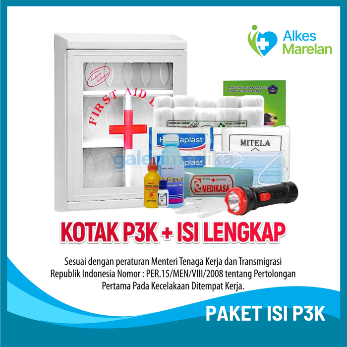 Jual Paket Isi P3K Tipe A B C Lengkap / First Aid Kit Type A B C - Tipe ...