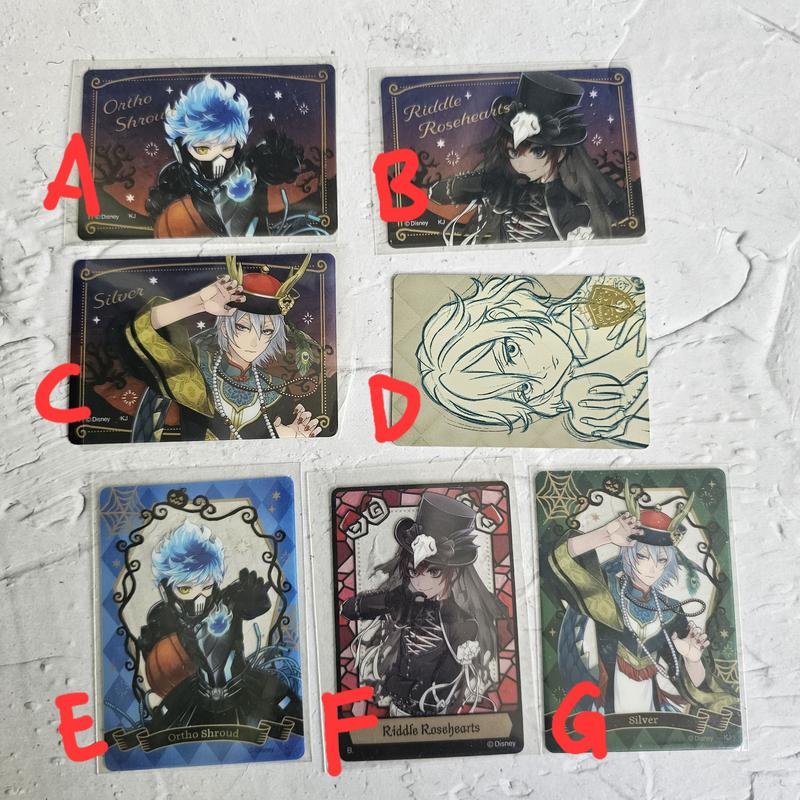 official merch card twisted wonderland riddle silver epel ortho - Shop ...