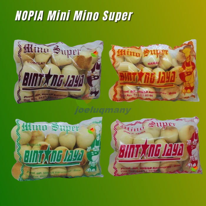 Promo Nopia Mini Mino Cokelat Durian Gula Jawa Nanas Cemilan Khas ...