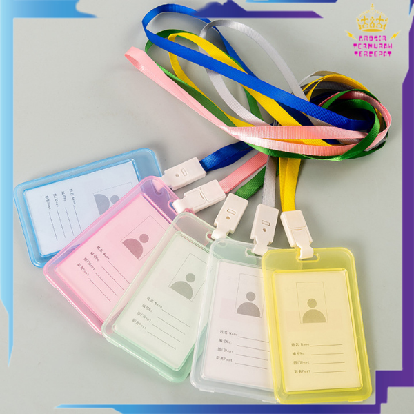 Jual GTT Name Tag Id Card Transparant Gantungan Kartu Nama Plastik ...