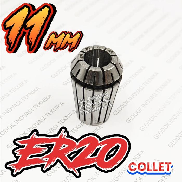 Jual Collet Colet Chuck ER20 ER 20 CNC Router Milling Arbor Mata 11mm ...