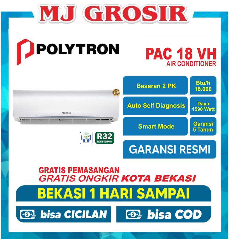 AC POLYTRON PAC 18 VH 2 PK + PASANG NEUVA ICE DELUXE - Shop | Tokopedia