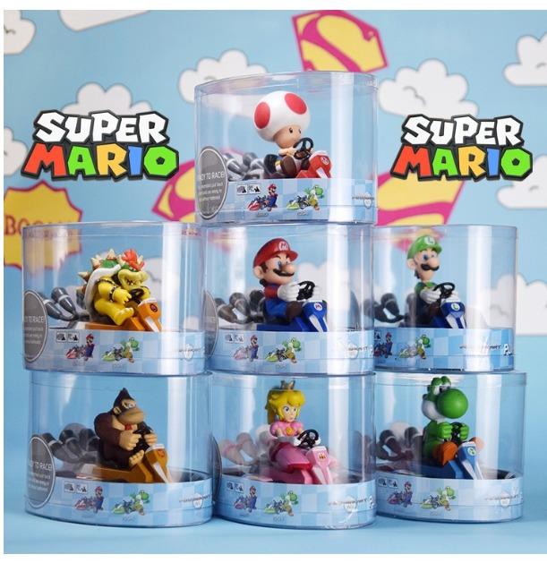 Jual Mainan Super Mario Kart Pull Luigi Bowser Koopa Donkey Kong ...
