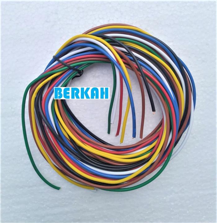 Jual Kabel Body 18 awg 0.75 mm Kelistrikan Mobil Motor Serabut NYAF 7 ...