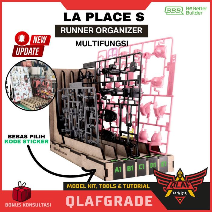 Jual Runner Organizer LAPLACE S tempat sprue holder model kit gundam ...
