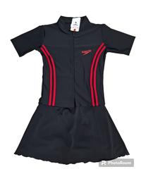 Jual BAJU RENANG DIVING WANITA ROK SPEEDO - Hitam putih, L - Jakarta ...