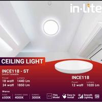 Jual Lampu Ceiling Led Plafon Inlite INCE118-ST 18 Watt TriColor Switch ...