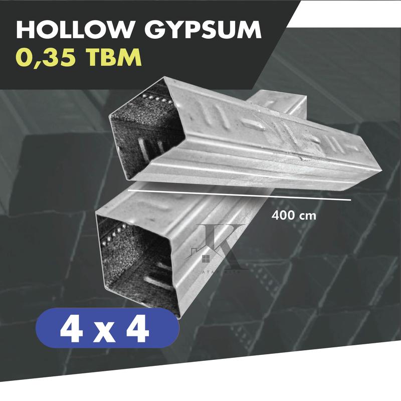 Hollow 4x4 / Holo 0,35 mm / Rangka Hollow / Holo Galvalum Polos / Holo ...