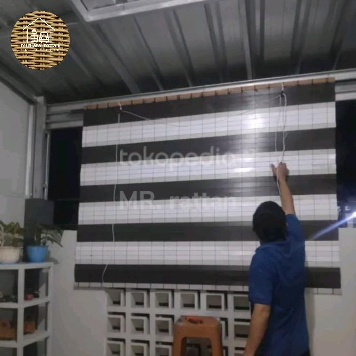 kerey pvc tirai gulung outdor (Lebar X Tinggi) - Shop | Tokopedia