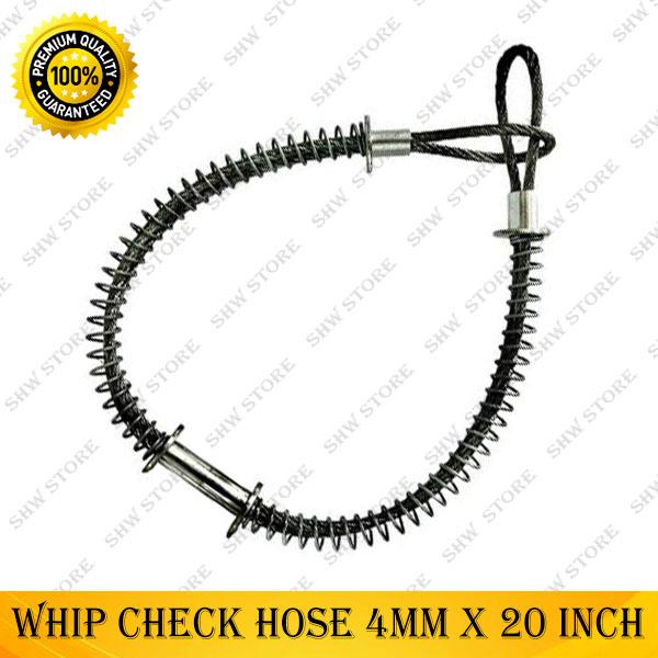 Whip Check Hose Safety Cable 4mm x 20 inch Hose Arrestor - 1594 - Shop ...
