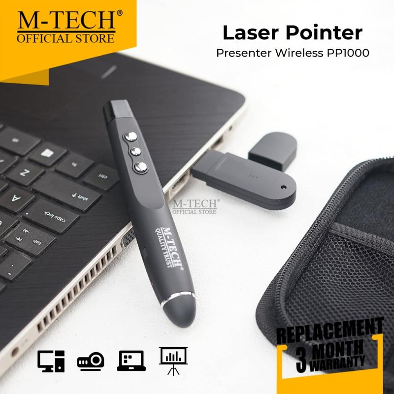 Laser Pointer PP1000 M-Tech Original / Alat Presentasi Wireless - Shop ...