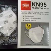 Jual MASKER SENSI KN95 6PLY KEMENKES MASK KN95 SENSI 1 box isi 20 PUTIH ...