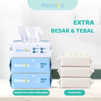 Promo Mamiko Pure Water Baby Wipes - Tisu Basah Bayi 80s (12 Pack ...