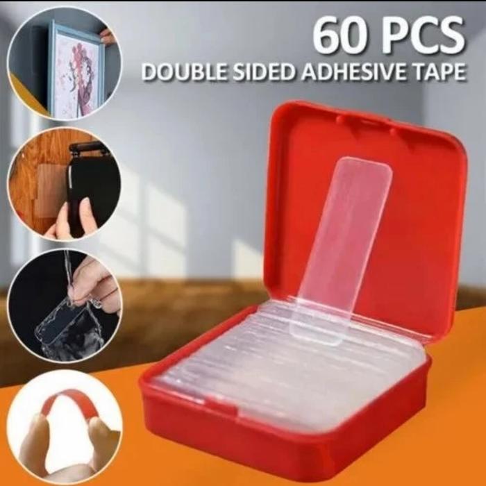 Jual Stiker Nano Double Tape Akrilik Mini Perekat 2 Sisi Box Kotak ...