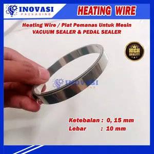 Plat Kawat Pemanas / Element Pemanas Lebar 5mm Mesin Press Hand Sealer ...
