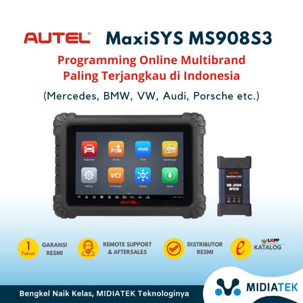 Autel MaxiSYS MS908S3 Alat Diagnosis/Scanner Mobil dengan Bluetooth ...