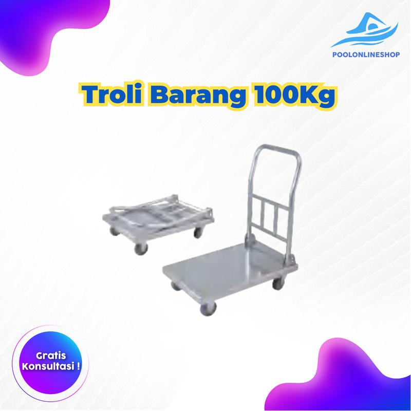 Troli Stainless Steel / Trolley / Pengangkut Barang 100Kg - Shop ...