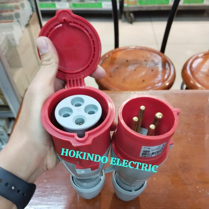 Jual 1SET MOBILE MOUNTING LEGRAND 4PIN 32A 3P+E 32A 555238+555218 ...