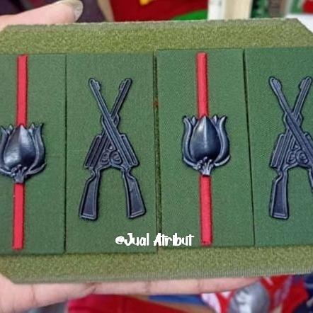 Jual Pangkat Kerah PDL MAYOR korps INFANTERI AD/Matra Darat logam ...