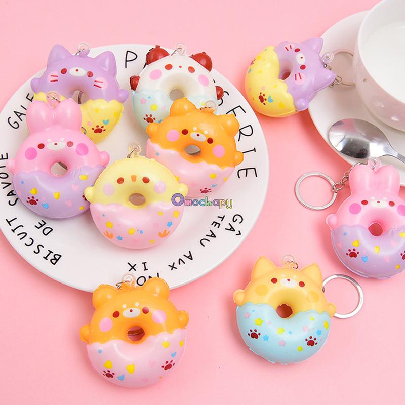 Squishy Donut Keychain | Gantungan Kunci Squishy Donat - Shop | Tokopedia