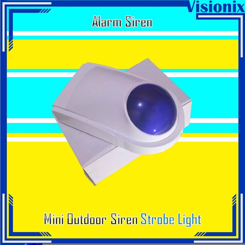 Outdoor Mini Siren Strobe - Sirine Alarm - Biru - Shop | Tokopedia