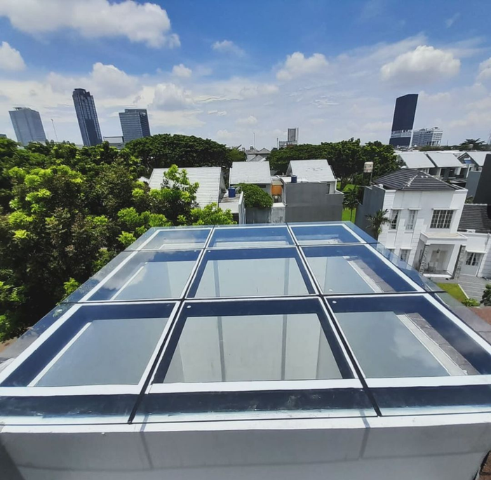 Jual Kanopi Skylight Kaca Tempered Mulia Glass - 6-10 m2 - Kota ...