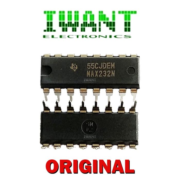 Jual MAX232 MAX232N ORIGINAL TI IC MAX 232 N MAX 232N DIP IC MAX232N ...