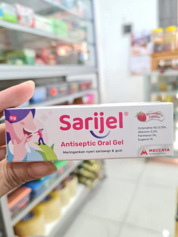 SARIJEL 5 GR ANTISEPTIC ORAL GEL SALEP SARIAWAN DAN GUSI - Shop | Tokopedia