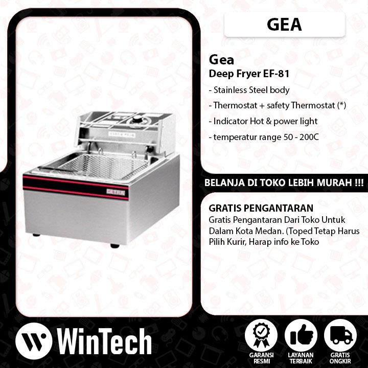 Gea Electric Deep Fryer EF-81 - Shop | Tokopedia