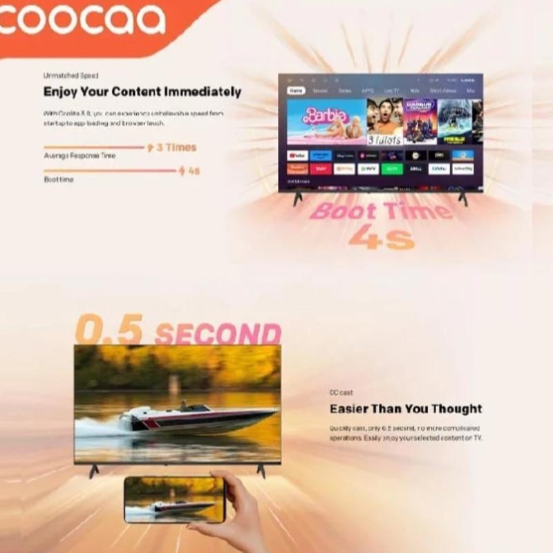 COOCAA 32S3U PLUS SMART TV 32 INCH DIGITAL -COOLITA 3.0 - 2K LED ...