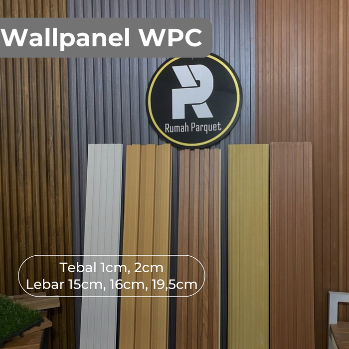 Jual WallPanel WPC Hiasan Dinding Wall panel - Wood panel - CH150-Putih ...