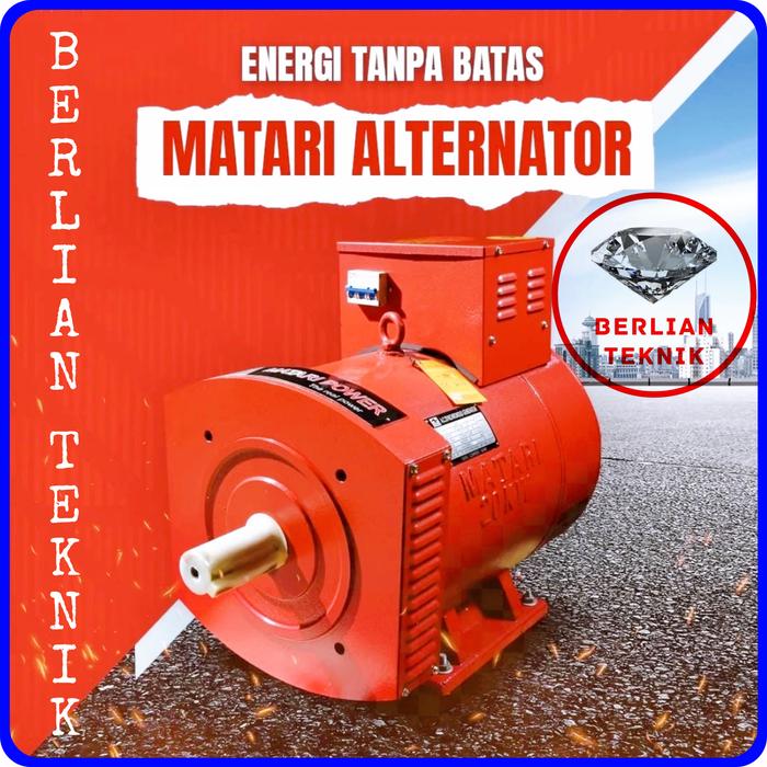 Jual Dinamo Alternator Tembaga Matari STC 12 KW 3 Phase - Jakarta Barat ...
