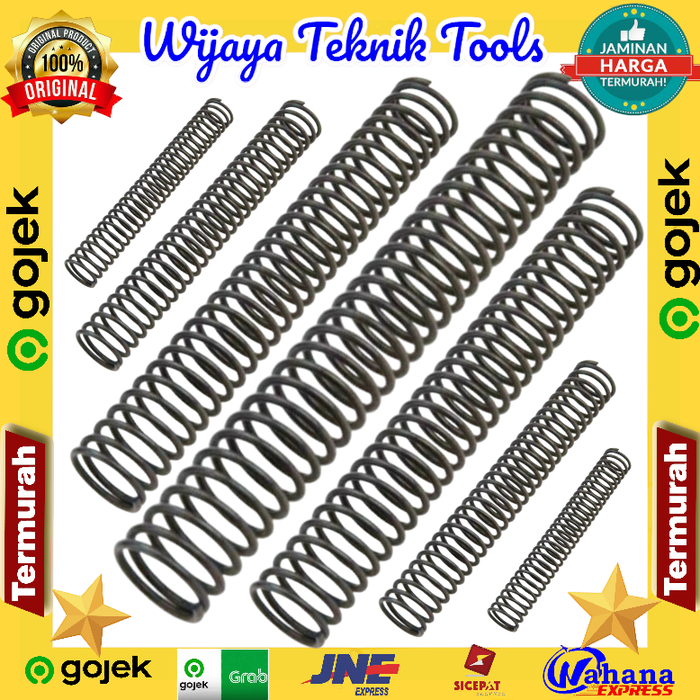 Jual per spring tekan baja od 12mm kawat 1.5mm panjang 40mm - Kota ...